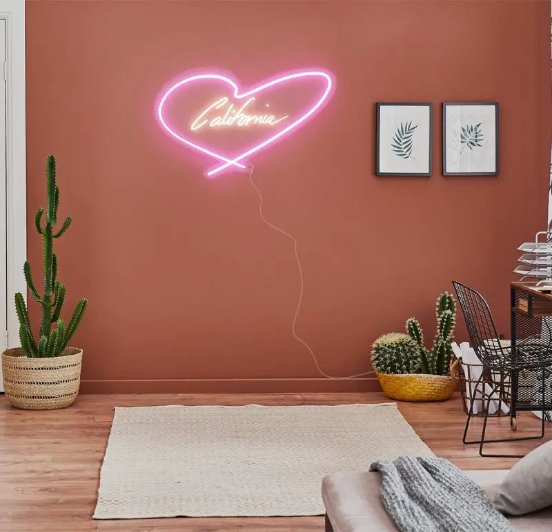 Custom LED Neon Signs - Emily May Designs - Interior Design