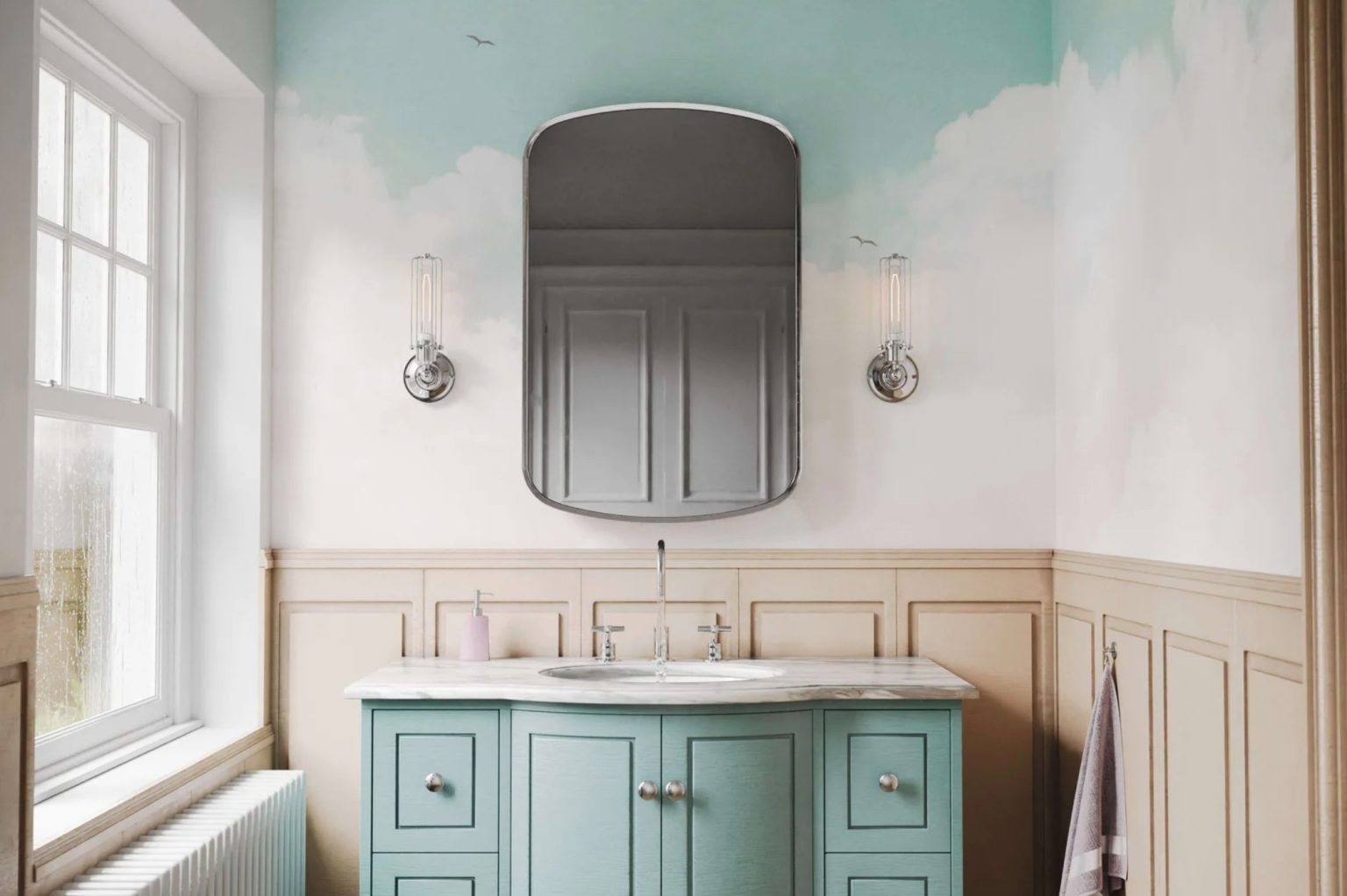 14 Stunning Bathrooms With Panelled Walls - Emily May Designs