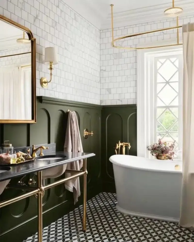 14 Stunning Bathrooms With Panelled Walls - Emily May Designs