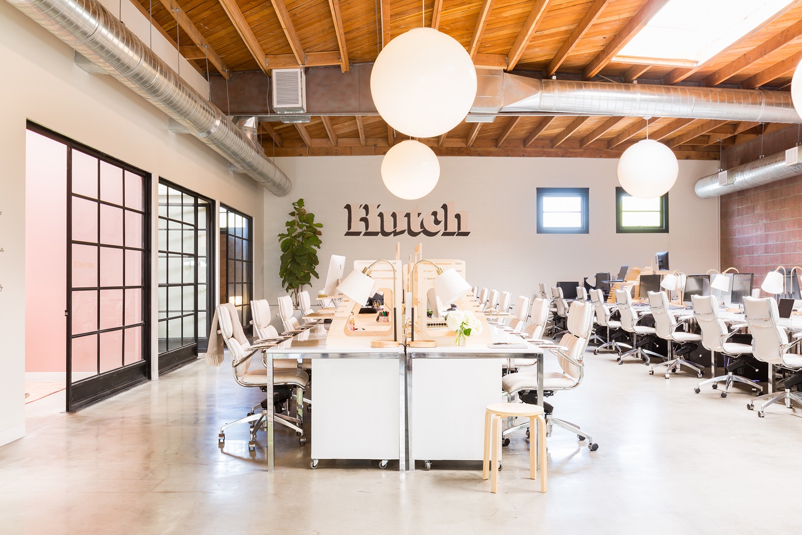 Small-open-plan-office-layout-idea - Emily May Designs