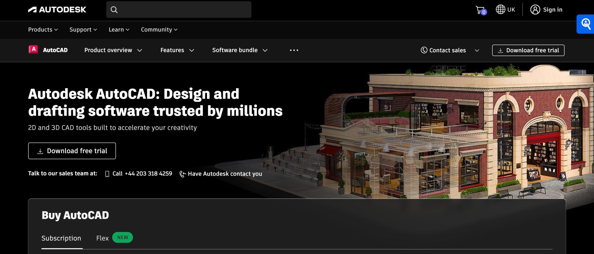 Screenshot of Autodesk AutoCAD 2025 _ Get Prices & Buy Official AutoCAD ...
