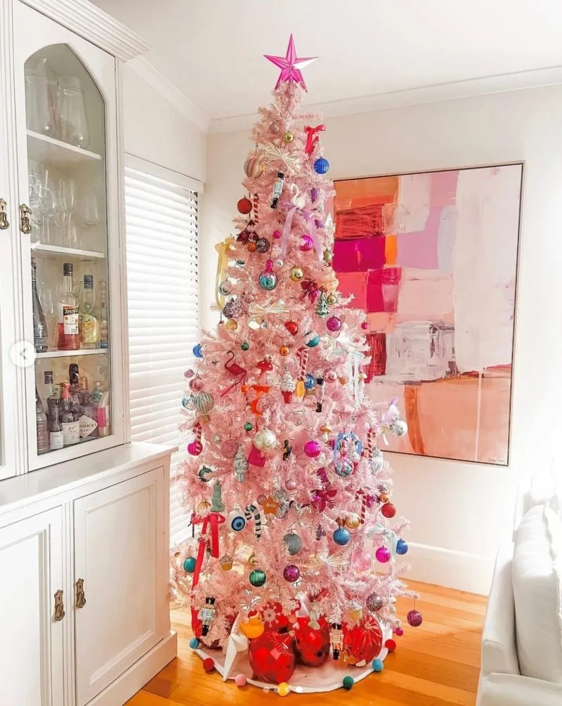 Pink Christmas Tree Decorating Ideas 2024 - Emily May Designs