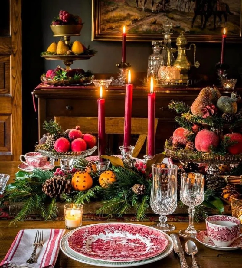 Christmas Table Decor Inspiration and Ideas - Emily May Designs
