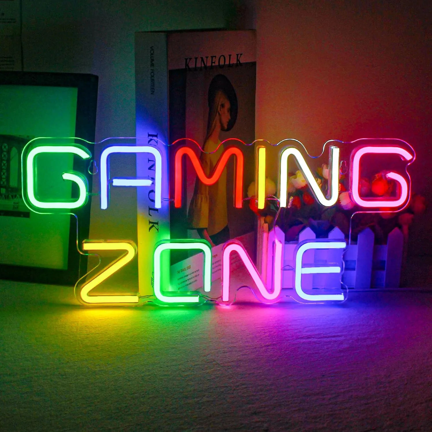 Awesome Gaming Room neon light - Emily May Designs