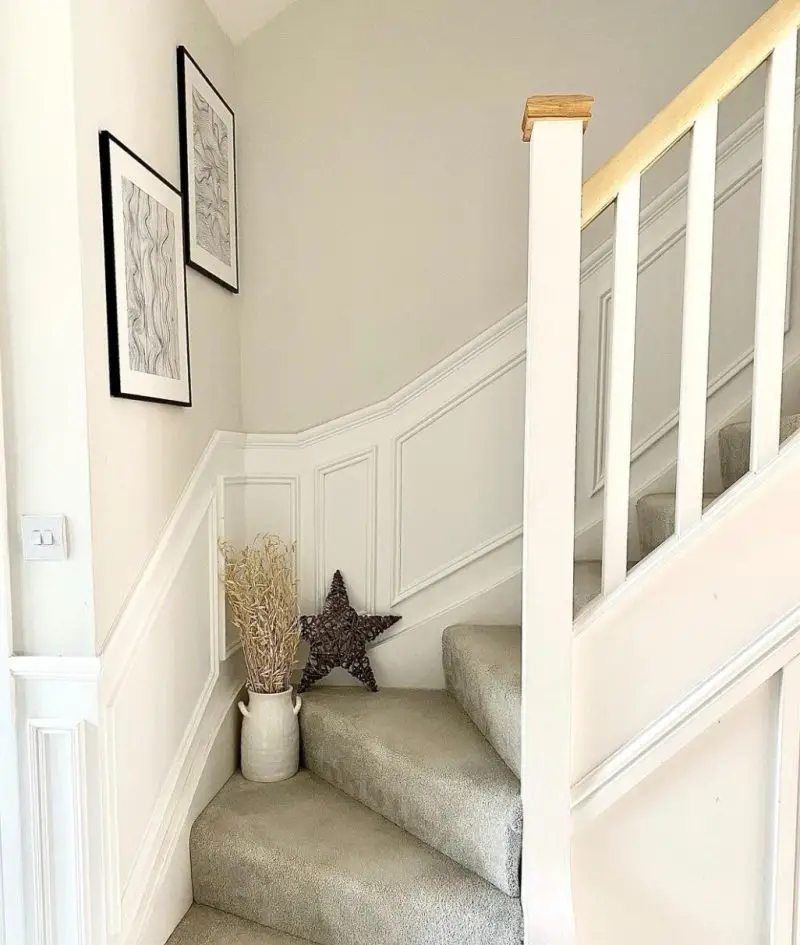 Farrow and Ball Strong White: The Softest Grey - Emily May Designs