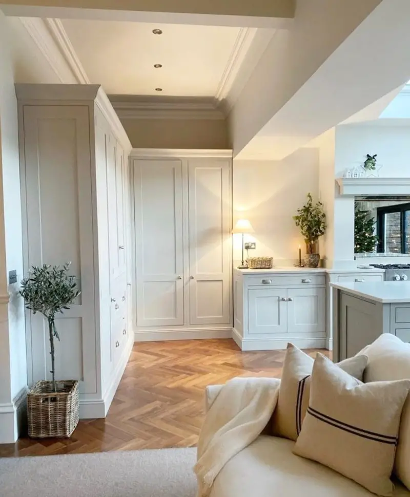 Farrow and Ball Strong White: The Softest Grey - Emily May Designs