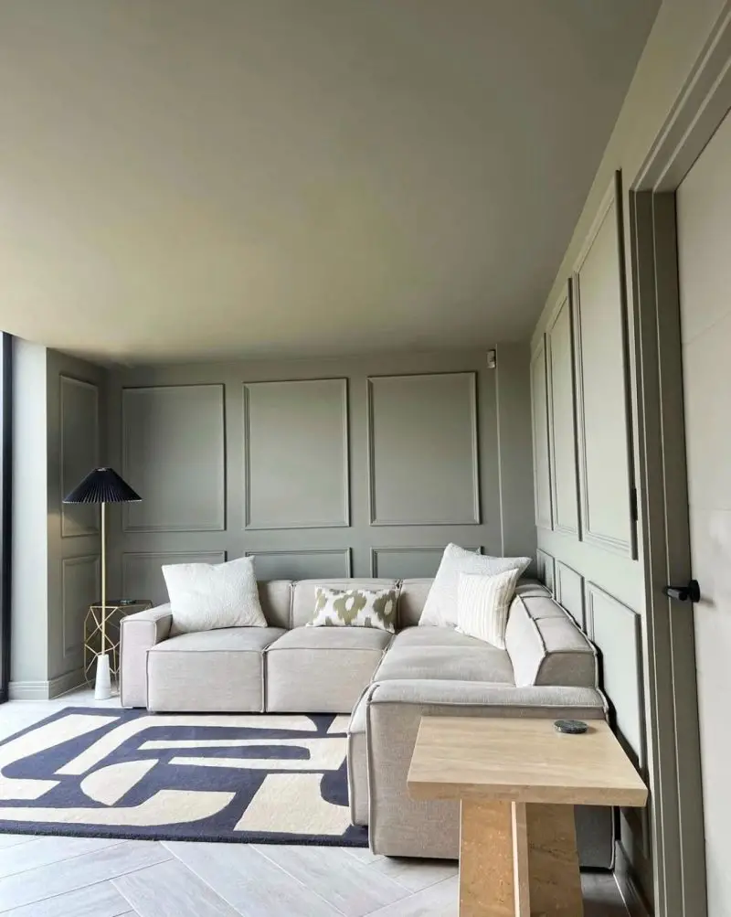 Gorgeous Gray and Green Living Room Ideas - Emily May Designs