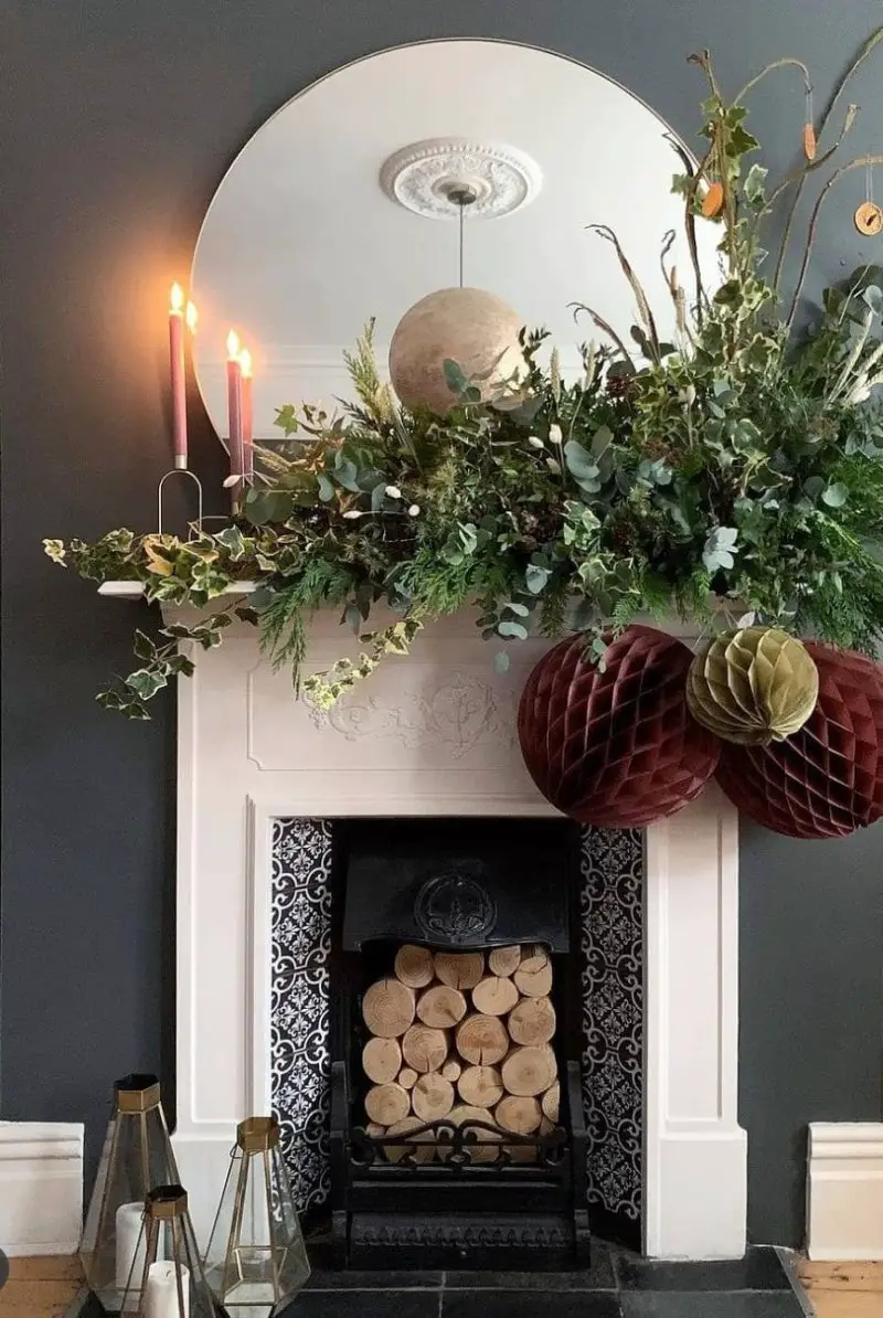 How to Decorate an Unused Fireplace - Emily May Designs